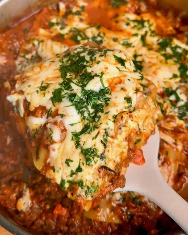 30 Minute One Pan Lasagna Hack The Chef Out West